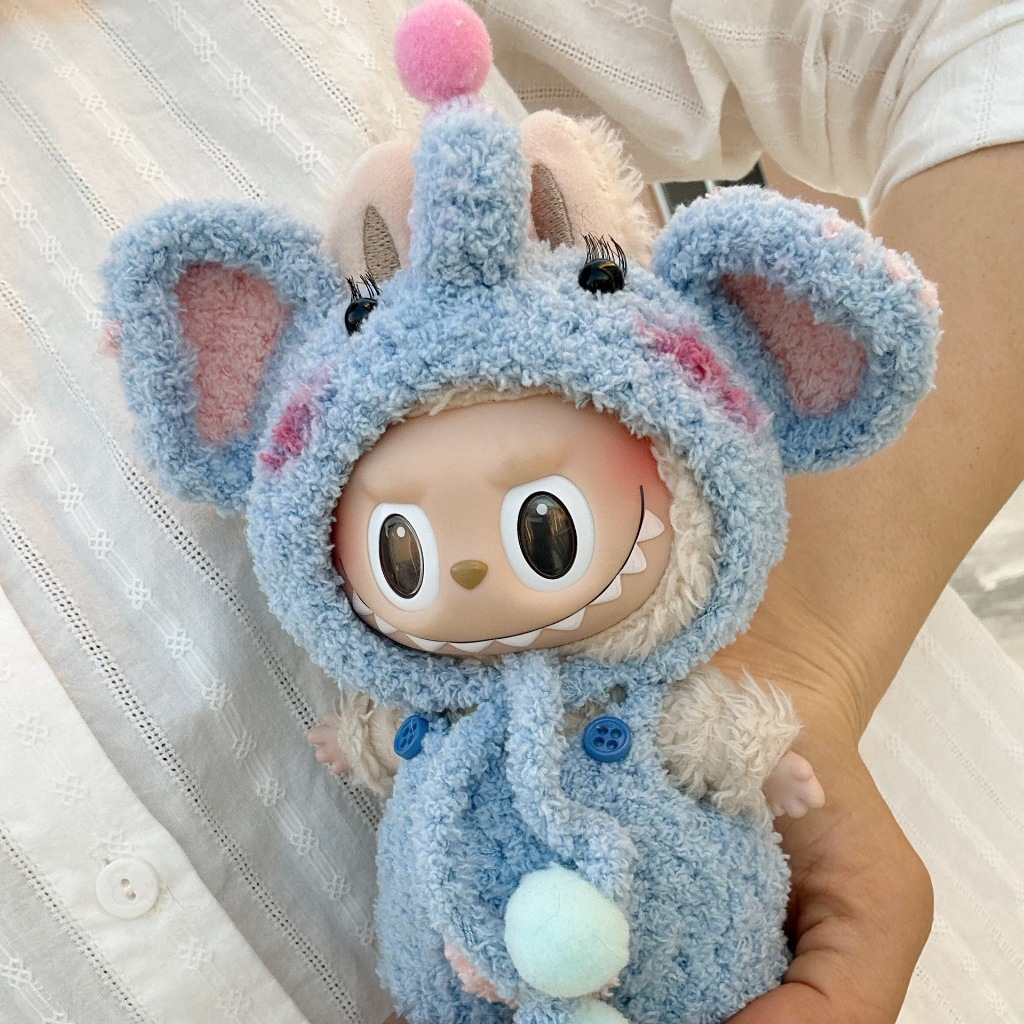 Handmade 17cm Vinyl Doll POPMART Mystery Box Pendant labubu | Shopee ...