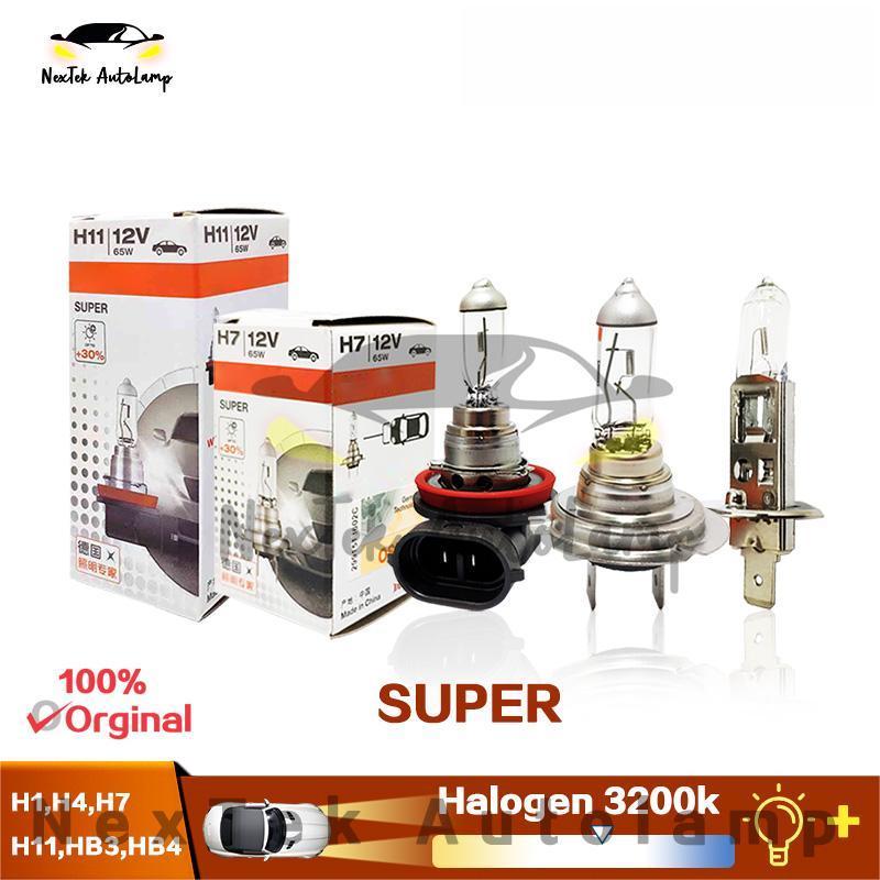 For OSRAM SUPER H1 H4 H7 H11 HB3 HB4 12V 65W 70/65W 3200K Car Standard ...