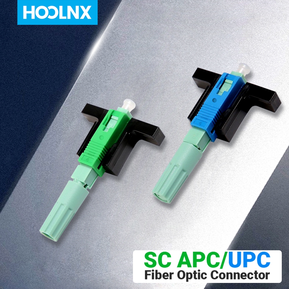 HOOLNX New SC APC UPC Fiber Optic Connector 60mm FTTH Optical Fast ...