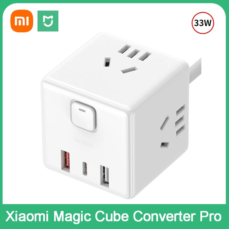 Xiaomi Portable Magic Cube Converter Pro 33W Socket USB Type-C Fast ...