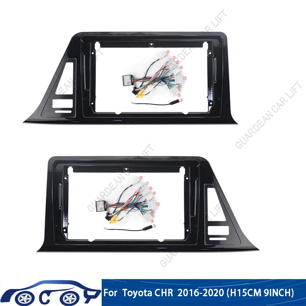 9 Inch Android GPS Stereo Player 2DIN Head Unit Car Radio Fascias Dash ...