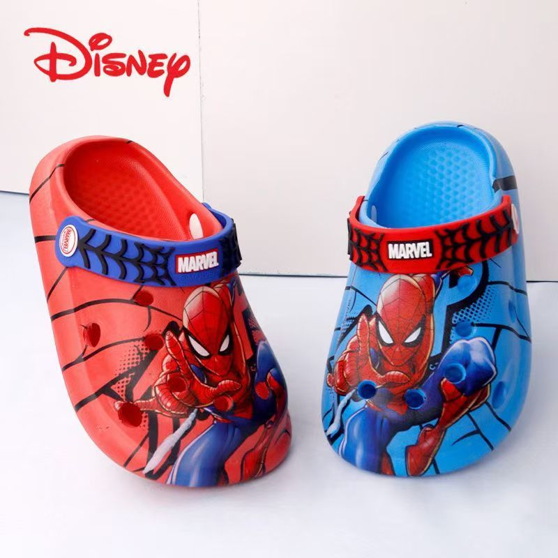 Spider-man Sandals Iron Man Children's Slippers Summer Indoor Non-slip ...