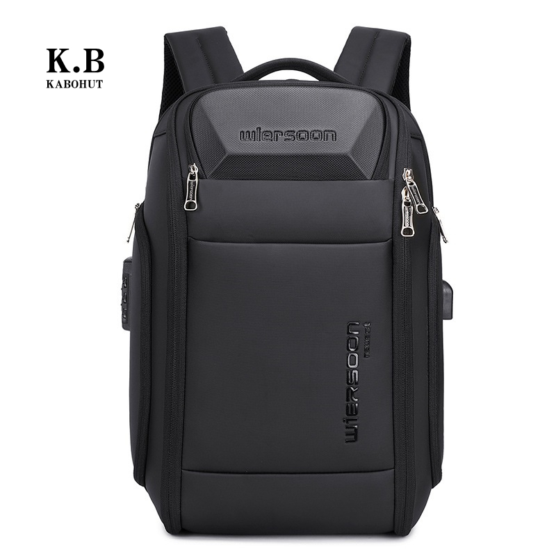 Kabohut Anti-Theft Waterproof Backpack For Men Daily Work Business ...