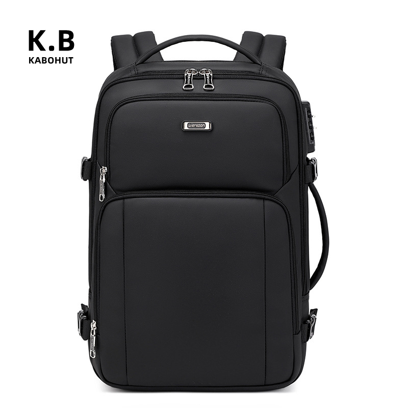 KABOHUT High-End Men's Business Travel Backpack Multifunctional Anti ...