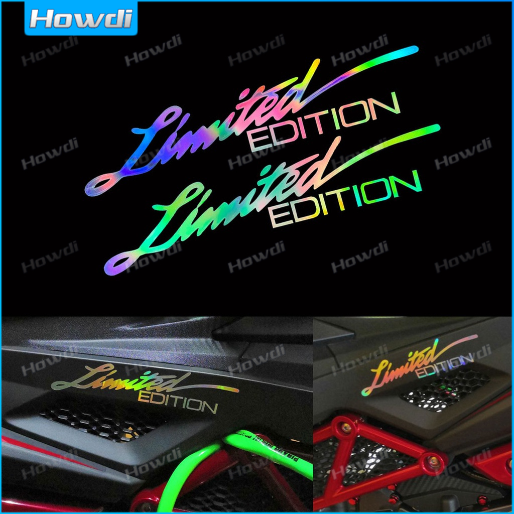 1pc Car Sticker LIMITED EDITION Creative Vinyl Sticker | Shopee Singapore