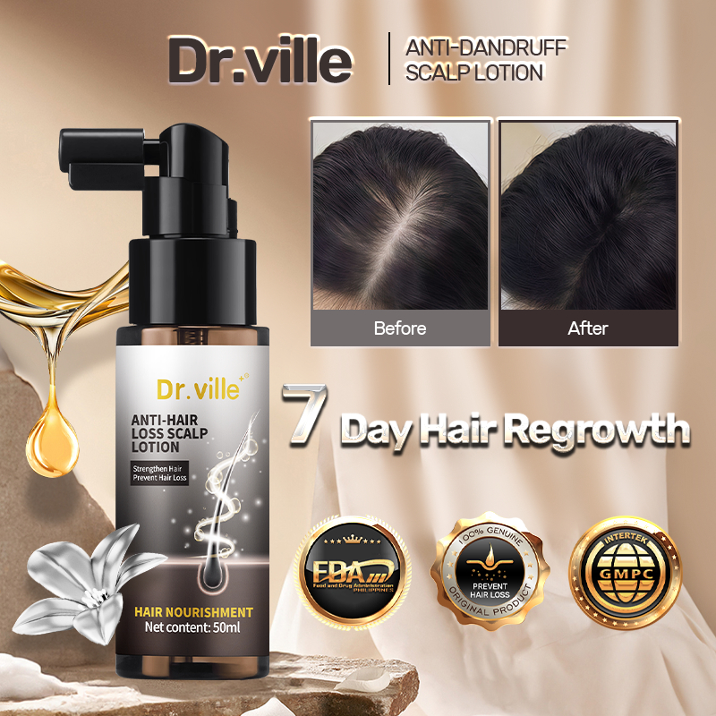 【Dr.ville 】 Hair Tonic for Growth Anti Hair Loss Serum Hair Loss ...