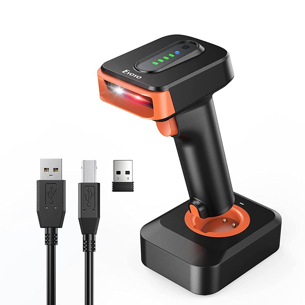 local stock Eyoyo wireless barcode scanner Bluetooth USB Wired 2.4G ...