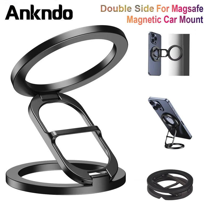 DUAL MAGNETIC CAR PHONE MOUNT HOLDER MAGNETIC DOUBLE SIDE DOUBLE SIDE ...