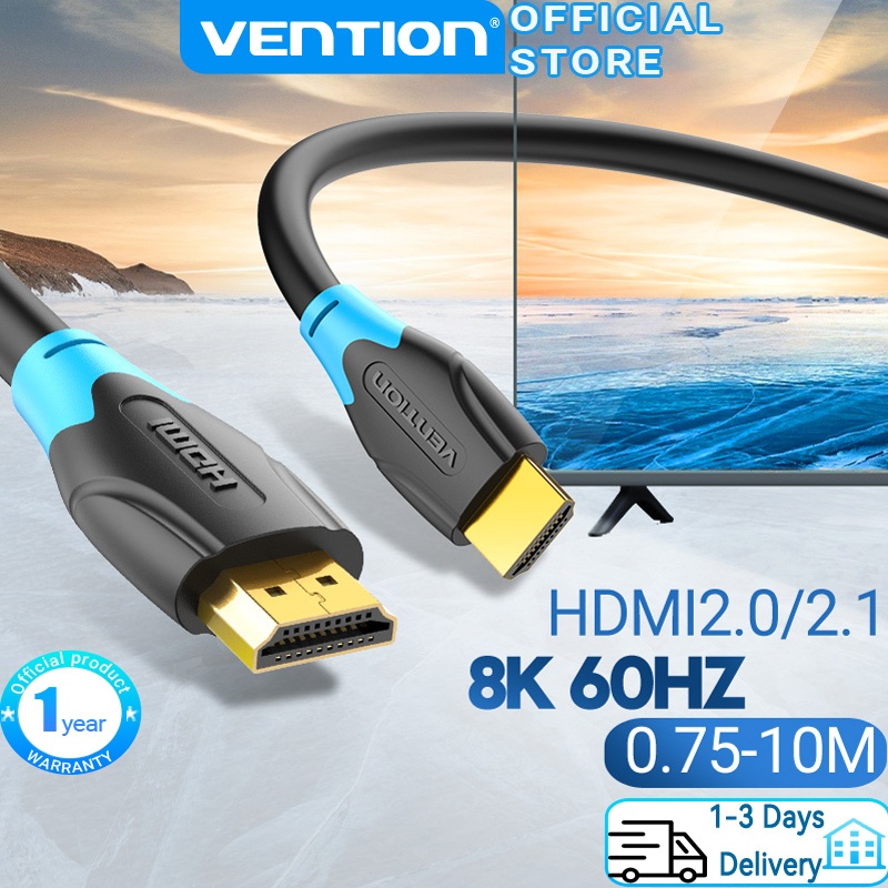 Vention HDMI Cable 4K 60Hz High-speed 3D HDMI to HDMI Cable Dolby ...