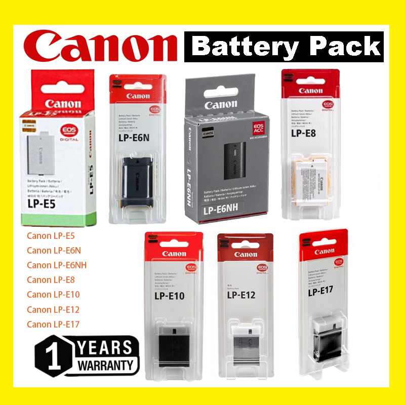 Canon BATTERY PACK Canon LP-E5/Canon LP-E6N/Canon LP-E6NH/Canon LP-E8 ...