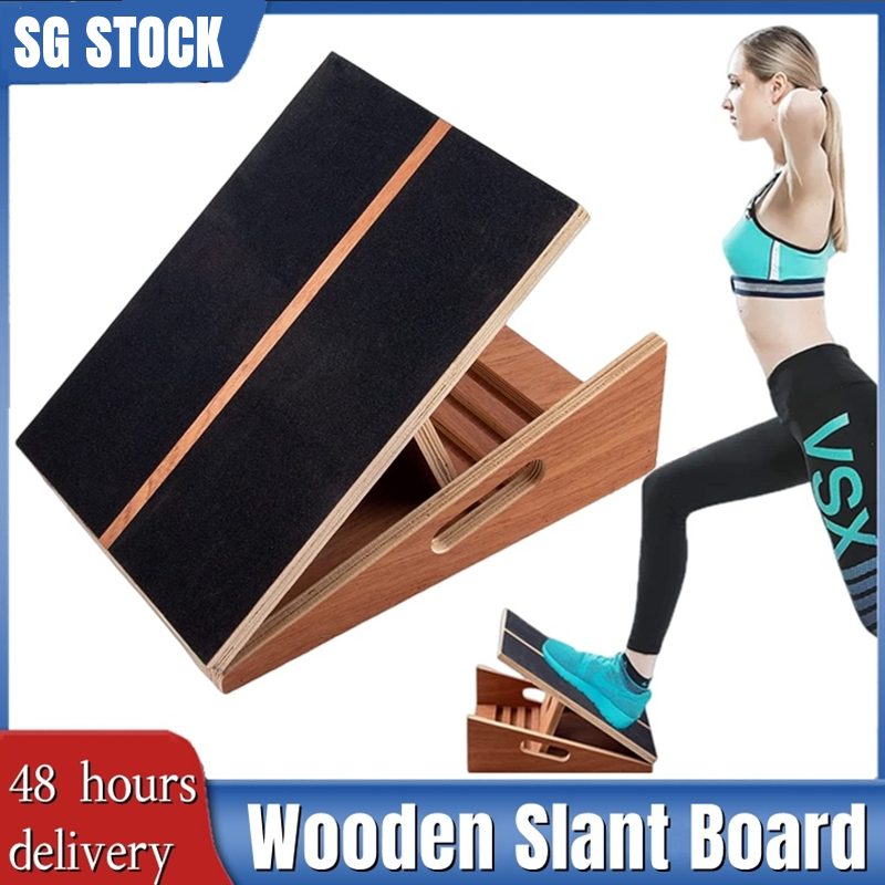 Wooden Slant Board Adjustable Incline Board And Calf Stretcher Slant ...