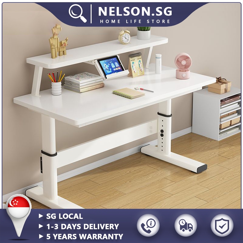 Study table Lifting Table With Drawers Study table Modern Professional ...
