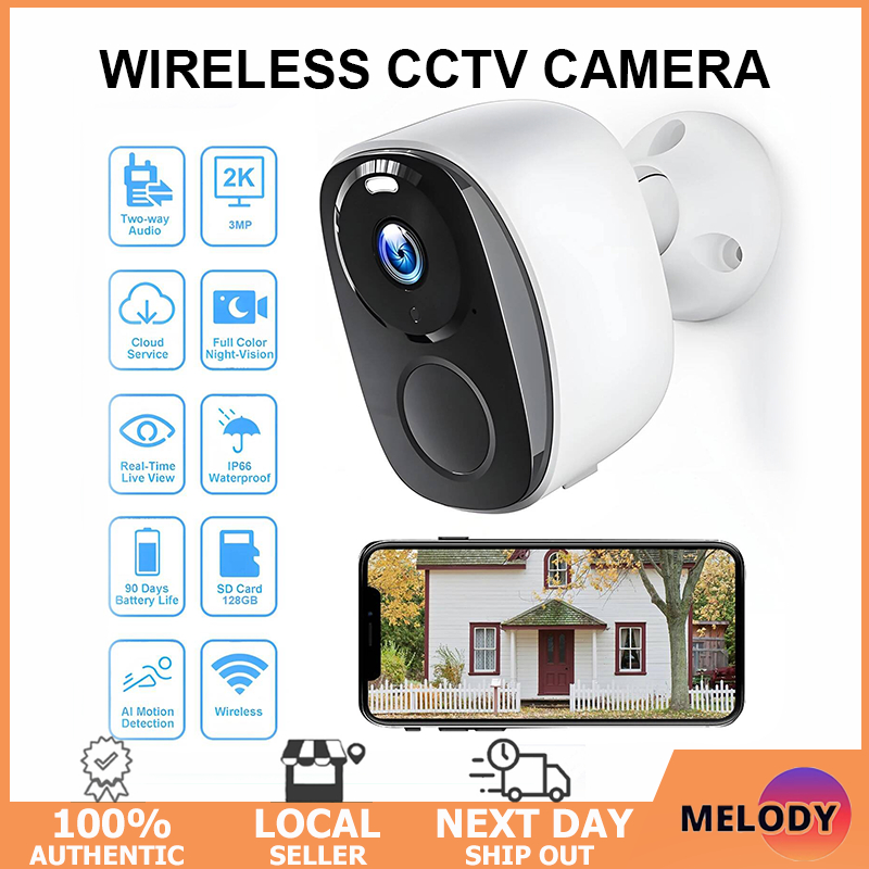 【SG Stock】CCTV Home Camera-Wifi Home Security Camera Smart Outdoor ...