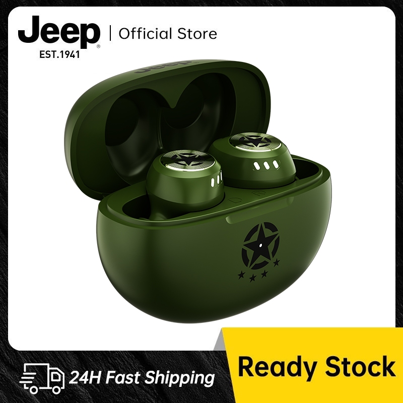 Jeep EW112 Bluetooth 5.4 Wireless Earbuds Waterproof Noise Cancelling ...