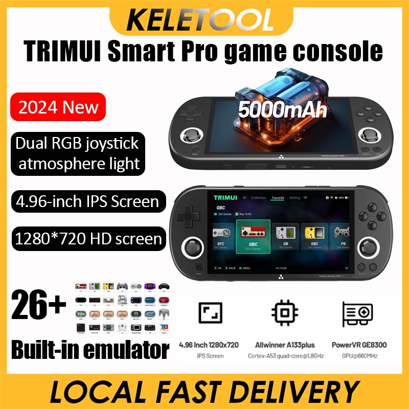 Trimui smart pro Handheld Game Console Retro Video Game Console ...