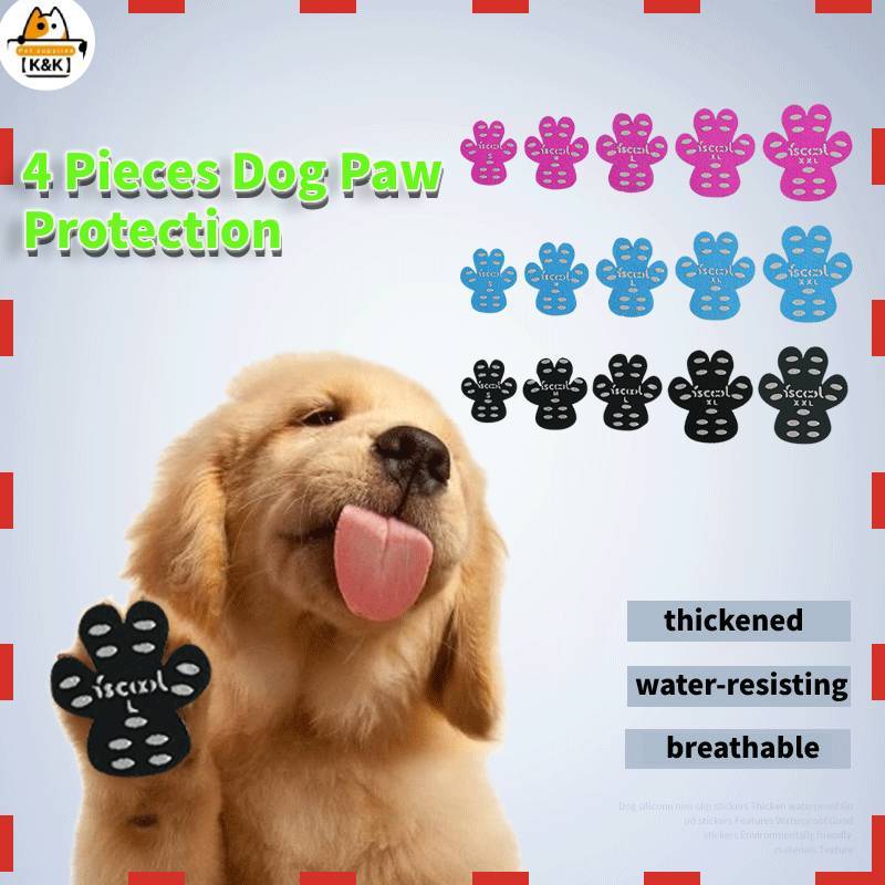 Dog paw protection pad, outdoor disposable self-adhesive anti slip dog ...