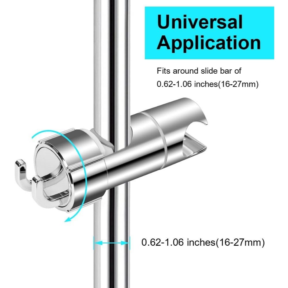 DDhome Shower Stand Rail Sliding Bathroom Shower Room Adjustable Shower ...