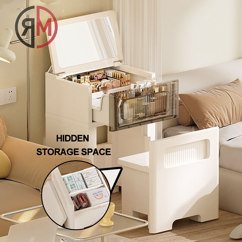【No installation required 】HDB Dresser Bedside Dresser Storage Cabinet ...