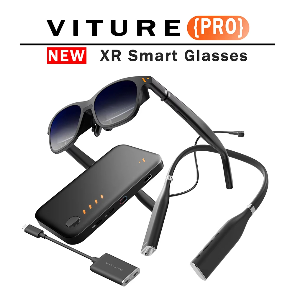 VITURE Pro XR / AR Glasses 135" 120Hz Full HD UltraClarity Display Smart Glasses for iPhone 15 ...