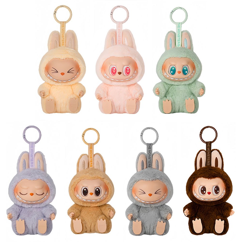 Labubu 2 Generation Sitting Doll Random one Cute Plush Doll Creative ...