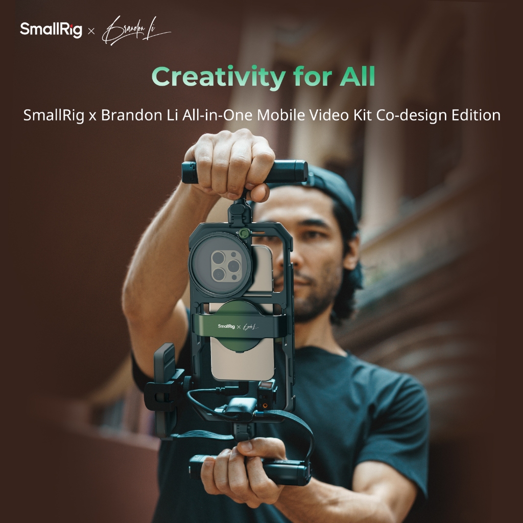 SmallRig x Brandon Li All-in-One Mobile Video Kit Co-design Edition ...