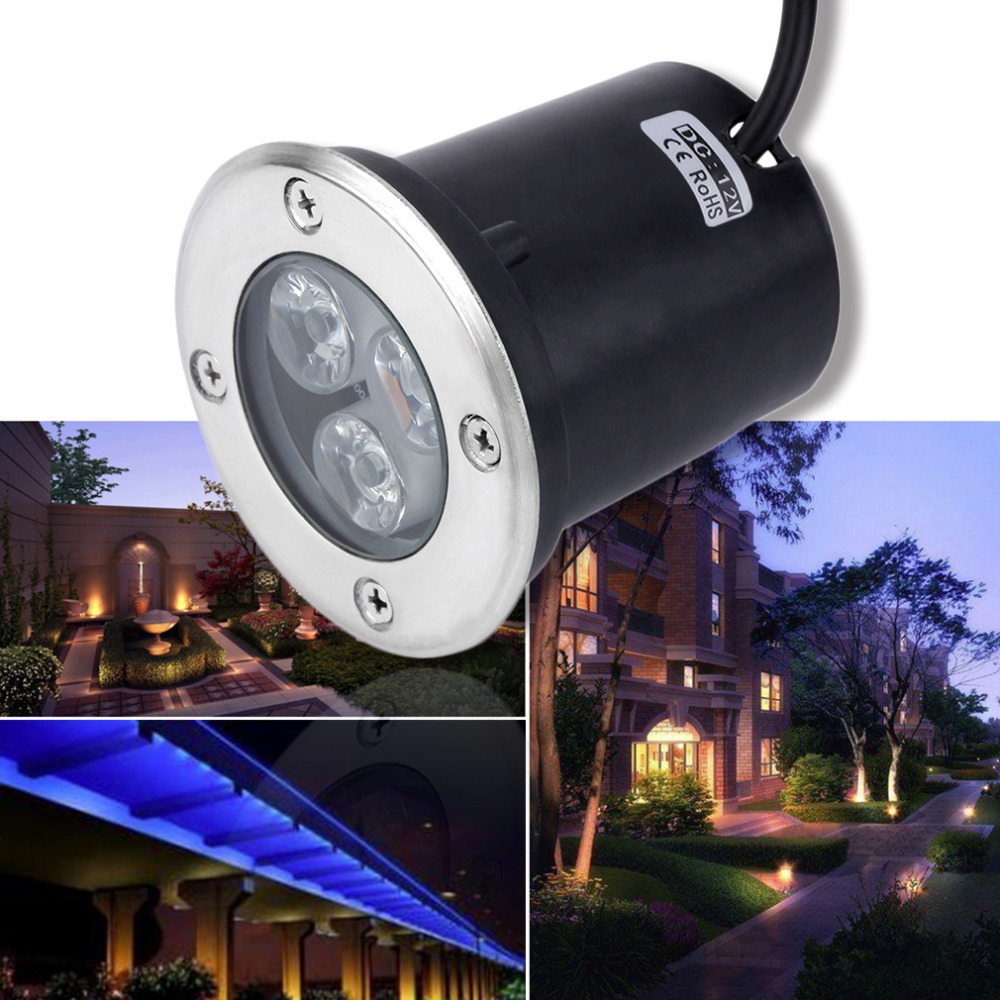 3w In-ground Light LED Landscape Light Waterproof IP65 Pathway Lights ...