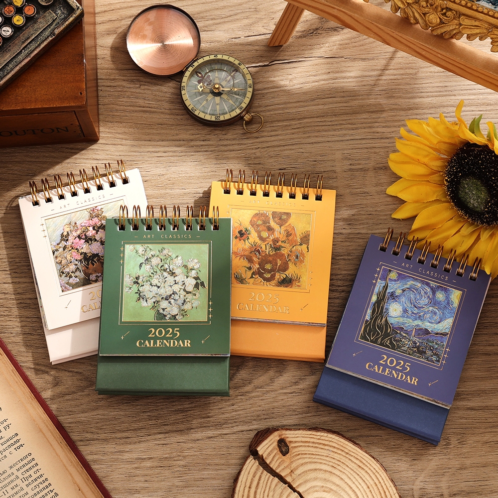 2025 Desktop Calendar Portable Schedule Table Planner Daily Monthly ...