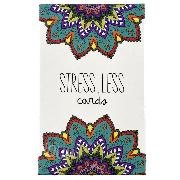Stress Less Cards - 50 Mindfulness & Meditation Exercises - Helps ...