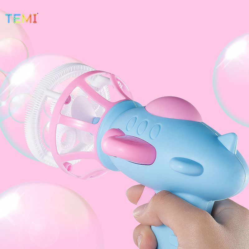 TEMI Electric Auto Blowing Bubble Blowing Machine Electrical Fan Bubble ...