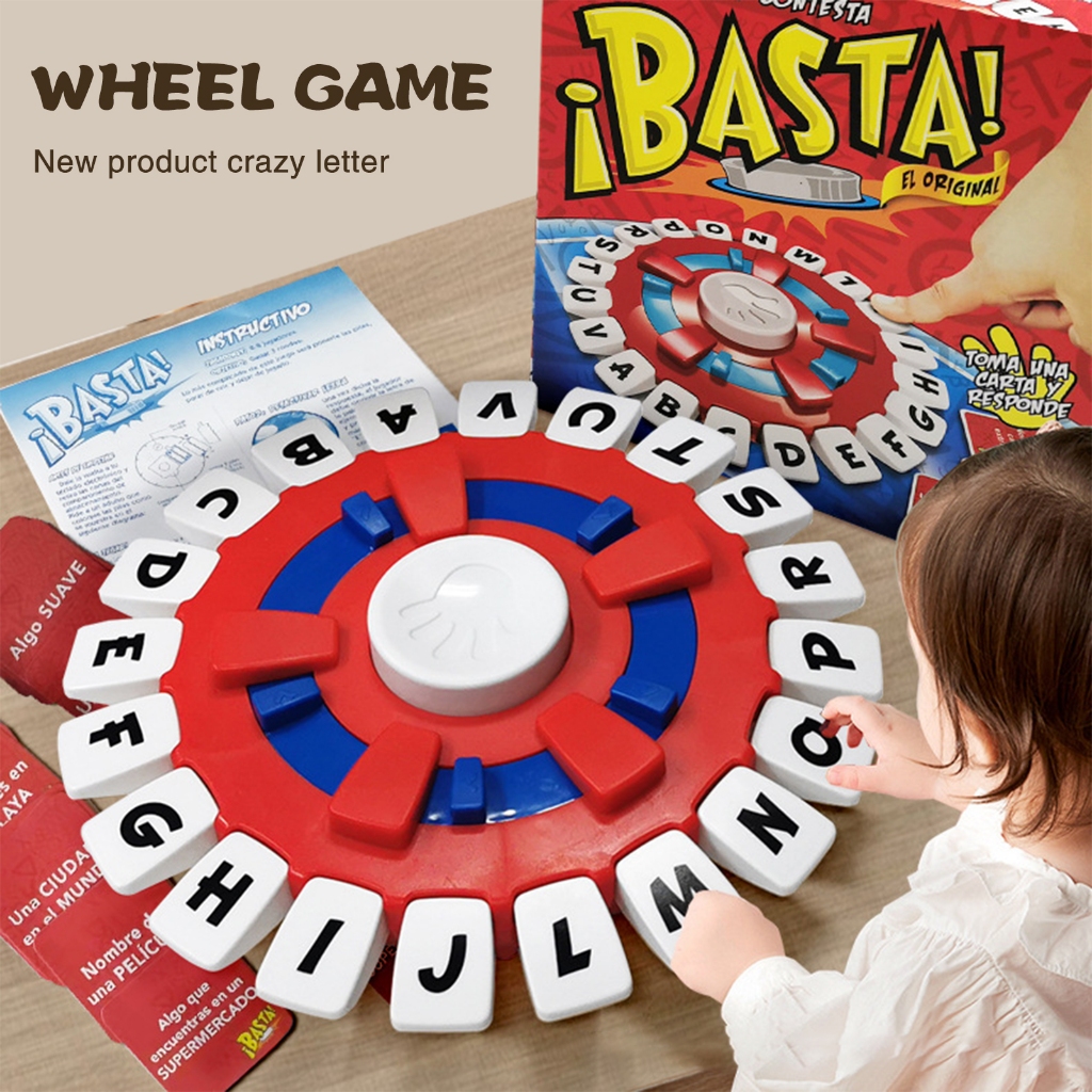 English game word game board game turntable crazy word game board game ...