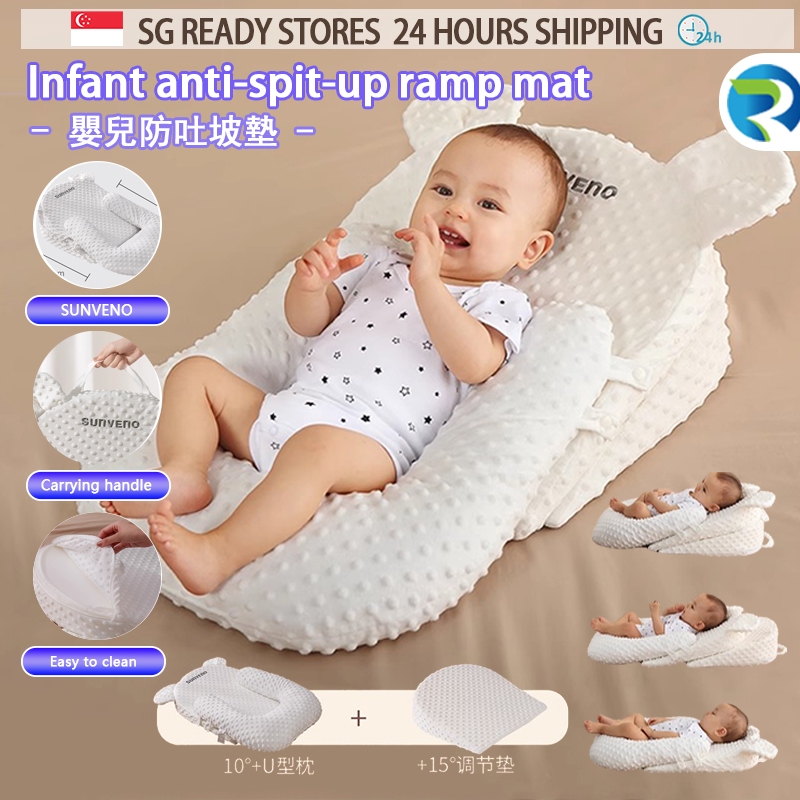【SG Stock】Newborn Portable Slope Pad Baby Feeding Pillow Infant Anti ...