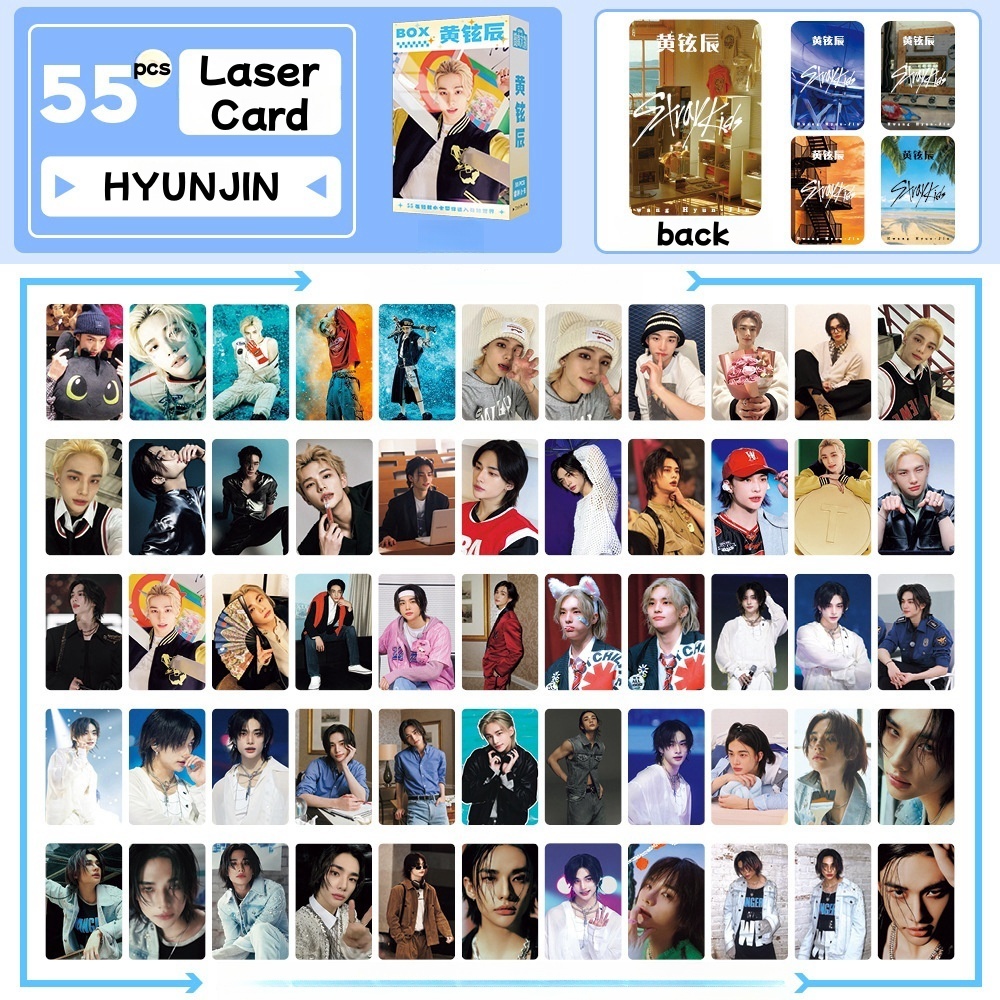STRAY KIDS ATE Holographic Laser Lomo cards Lose My Breath SKZ TOY ...