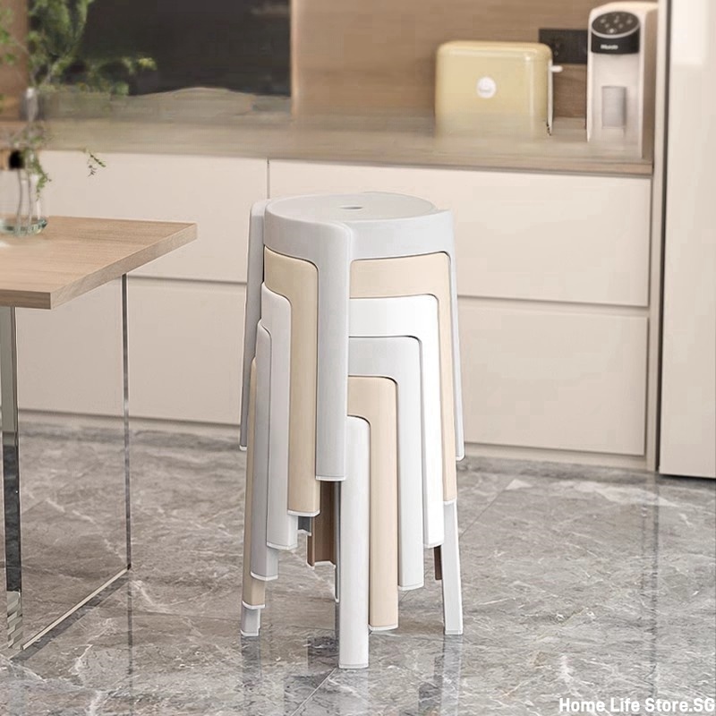 Stackable Round Stool/ Circular Stool For Living Room Dining Room ...