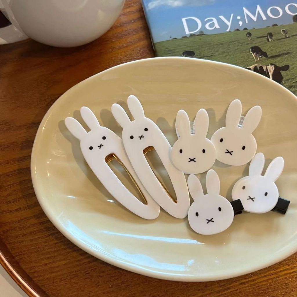 Ohaya | Miffy miffy Sweet Cool miffy Rabbit Hair Clip Bangs Cute Girl ...