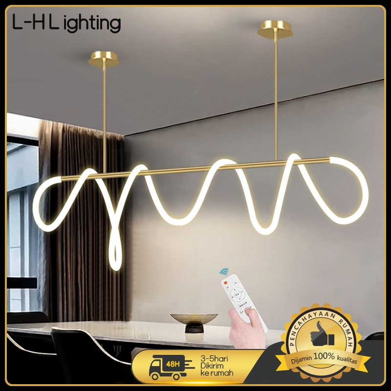 New dining room chandelier modern simplicity dining table LED long bar ...