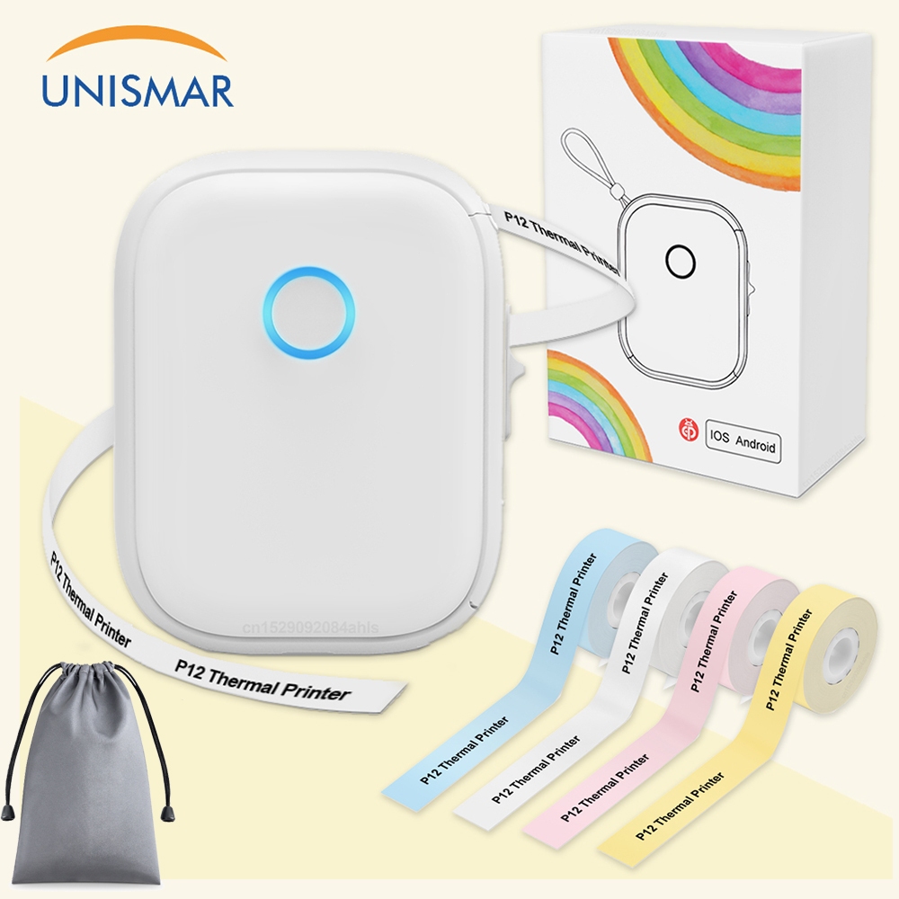 Marklife Thermal Label Sticker Printer P12 Mini Portable Bluetooth ...