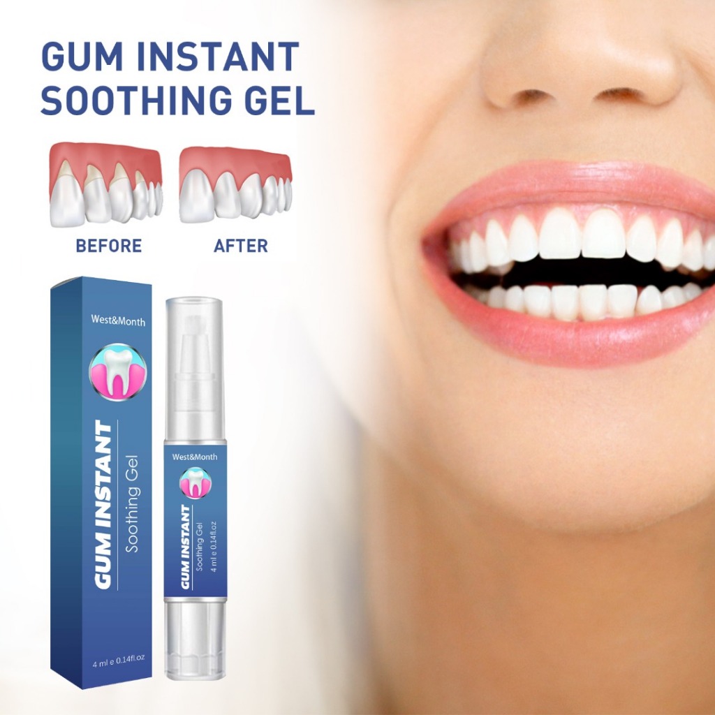 Gum Instant Soothing Gel Cleaning teeth Receding Gums Inflammation ...