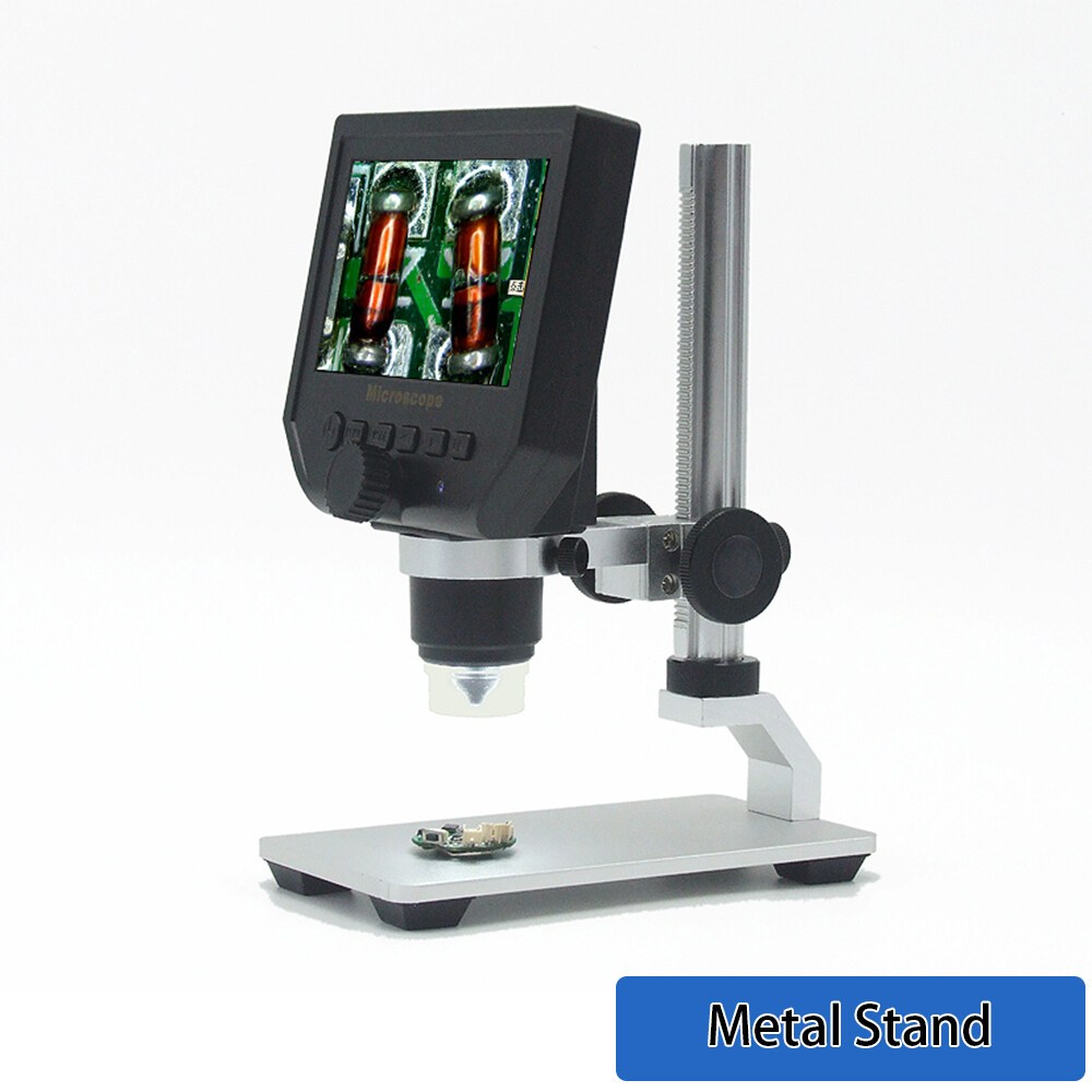 G600 4.3" Portable Lcd Digital Microscope With High Brightness 8 LED ...