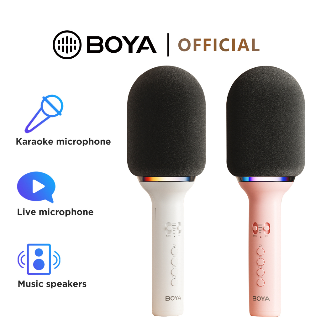 BOYA K11 Bluetooth Microphone Karaoke Microphone Condenser Microphone ...