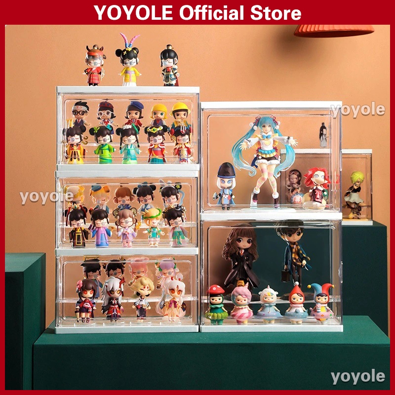 Popmart Display Box Acrylic Storage Case Blind Box Display For Figurine ...