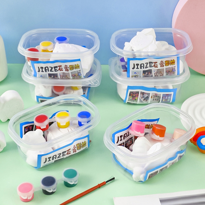 Painted Plaster Creative DIY Coloring White Blank Children Handmade ...