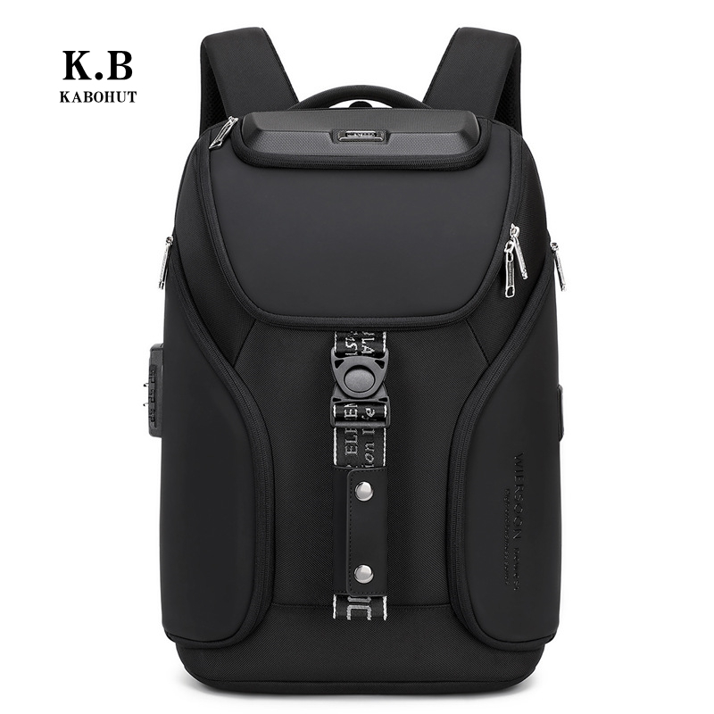 Kabohut High-End Business Men's Backpack Anti-theft Travel Laptop Bag ...