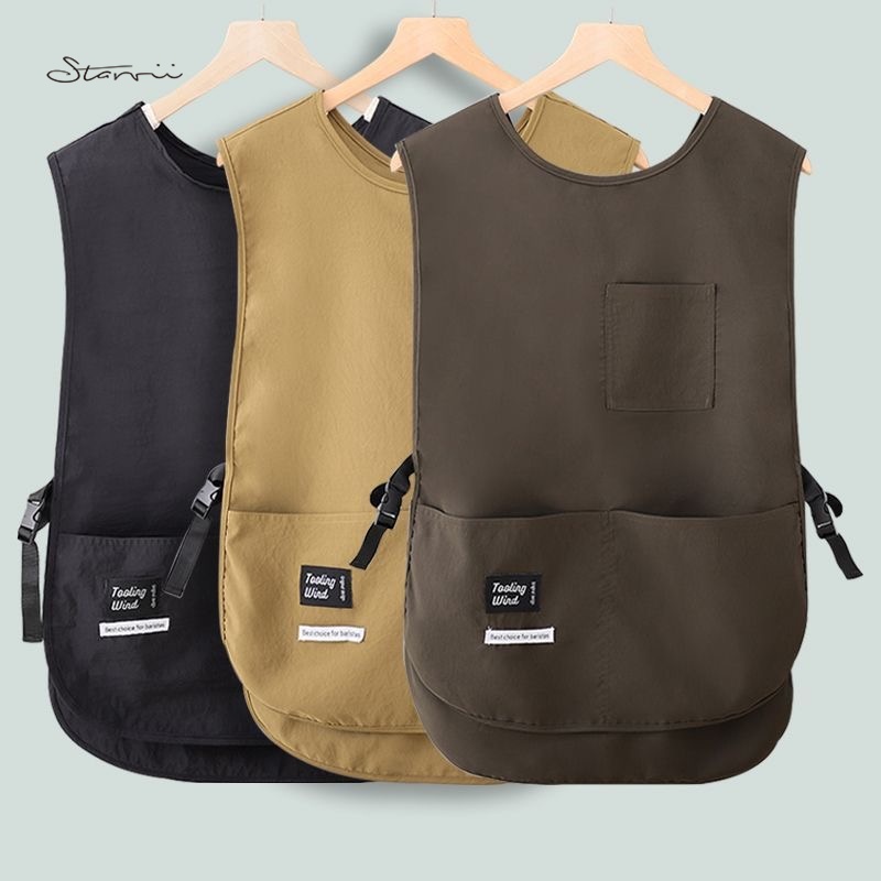 2025 NEW ARRIVAL Work Aprons with Multiple Pockets, Splash-proof Apron ...