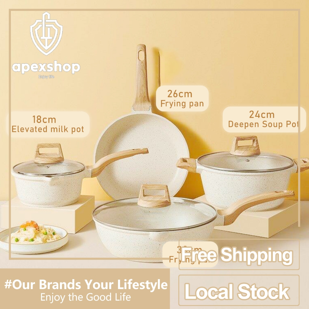 Carot e Ice Cream Same Style Non Stick Frying Pan kitchen cookware set ...