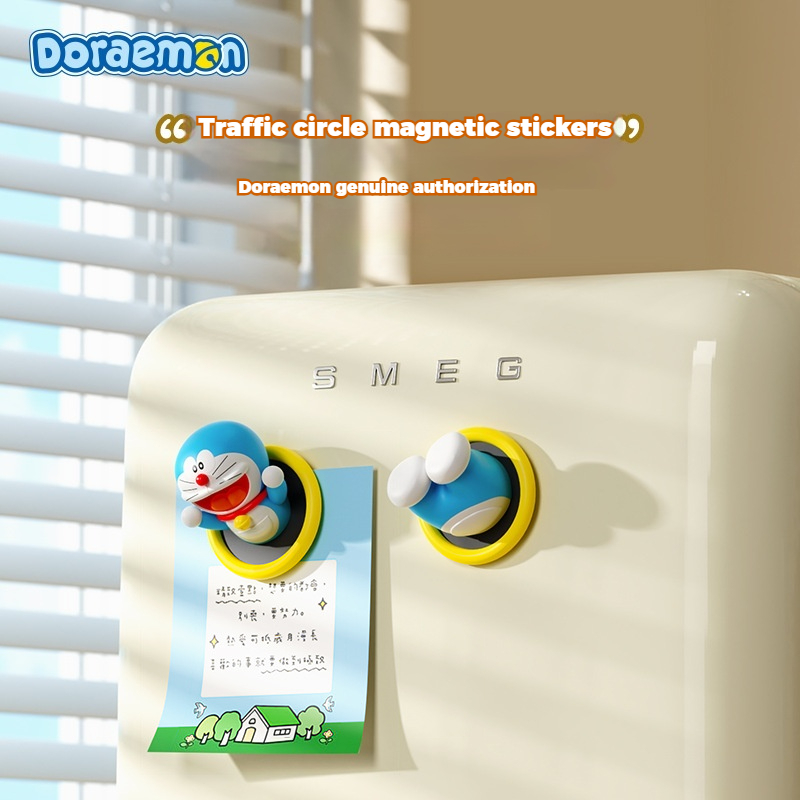 Doraemon Creative Unique Style Soft Magnetic 3d Refrigerator Sticker ...
