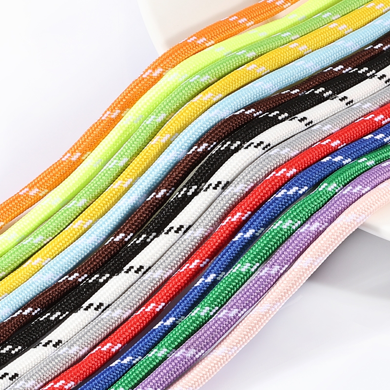 5mm Color Polyester Round Rope DIY Hand-woven Rope Wear-resistant ...