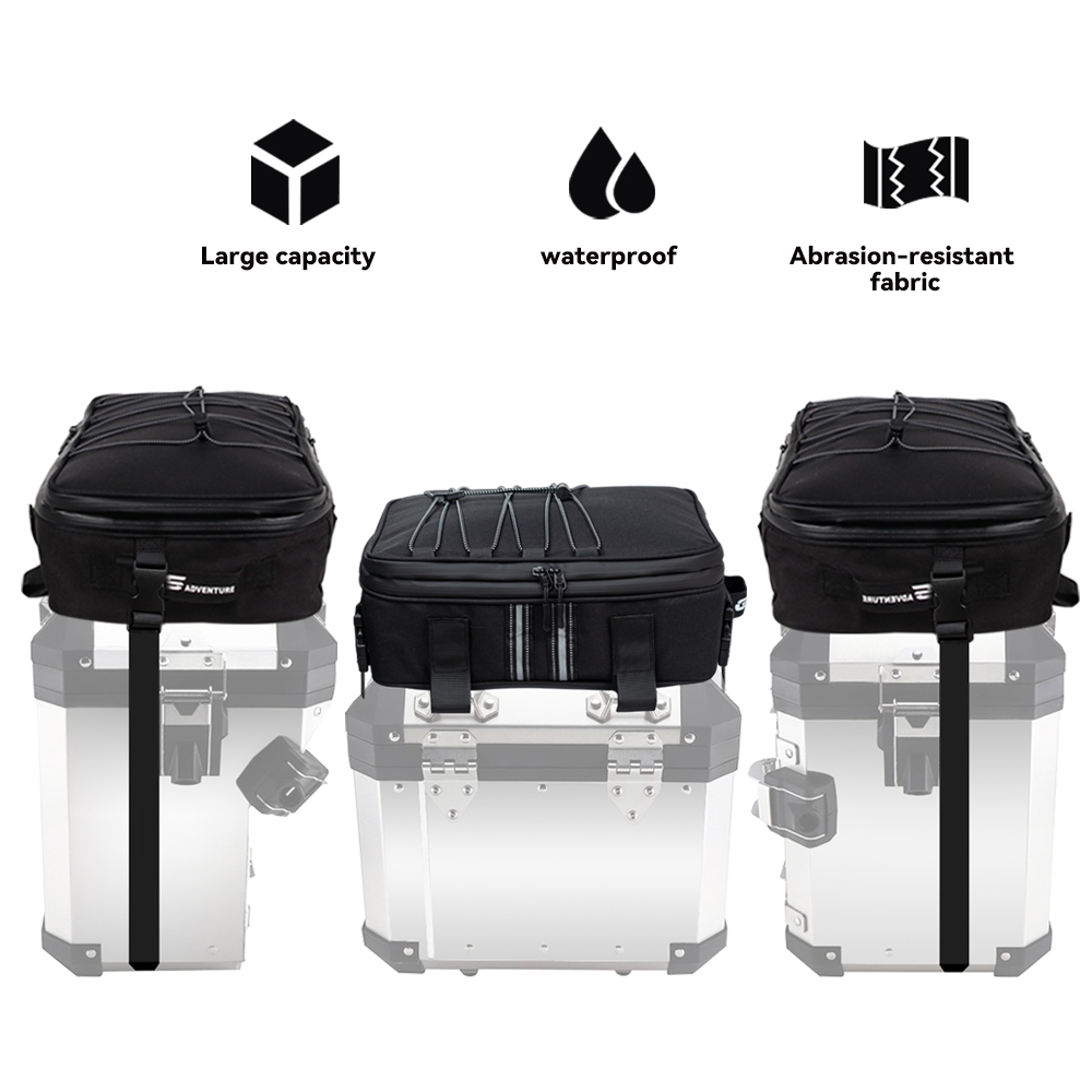 Motorcycle Top Box Side Box Water proof Bag Can Accommodate Helmets ...