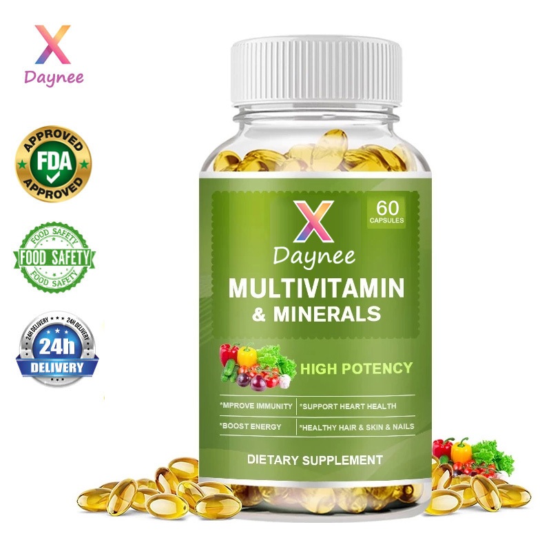 Daynee Multivitamin & Minerals Capsules With Iron Methylfolate Zinc ...