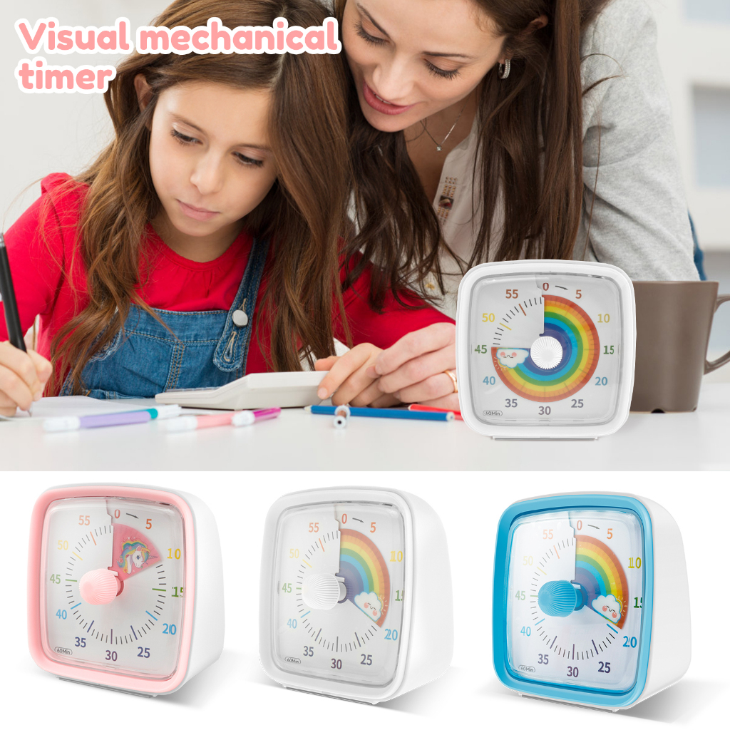 Visual Timer Portable Visual Countdown Timer Volume Adjustable Time ...