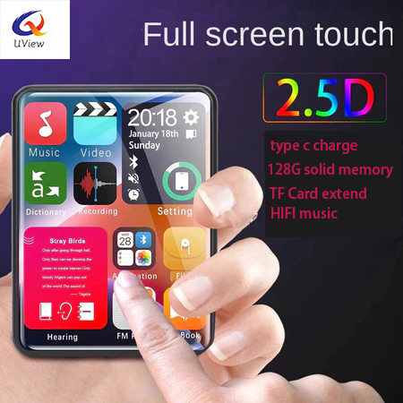【Free 128G】Full Touch Screen Bluetooth MP3 MP4 Player 2.5 inches 3.5 ...